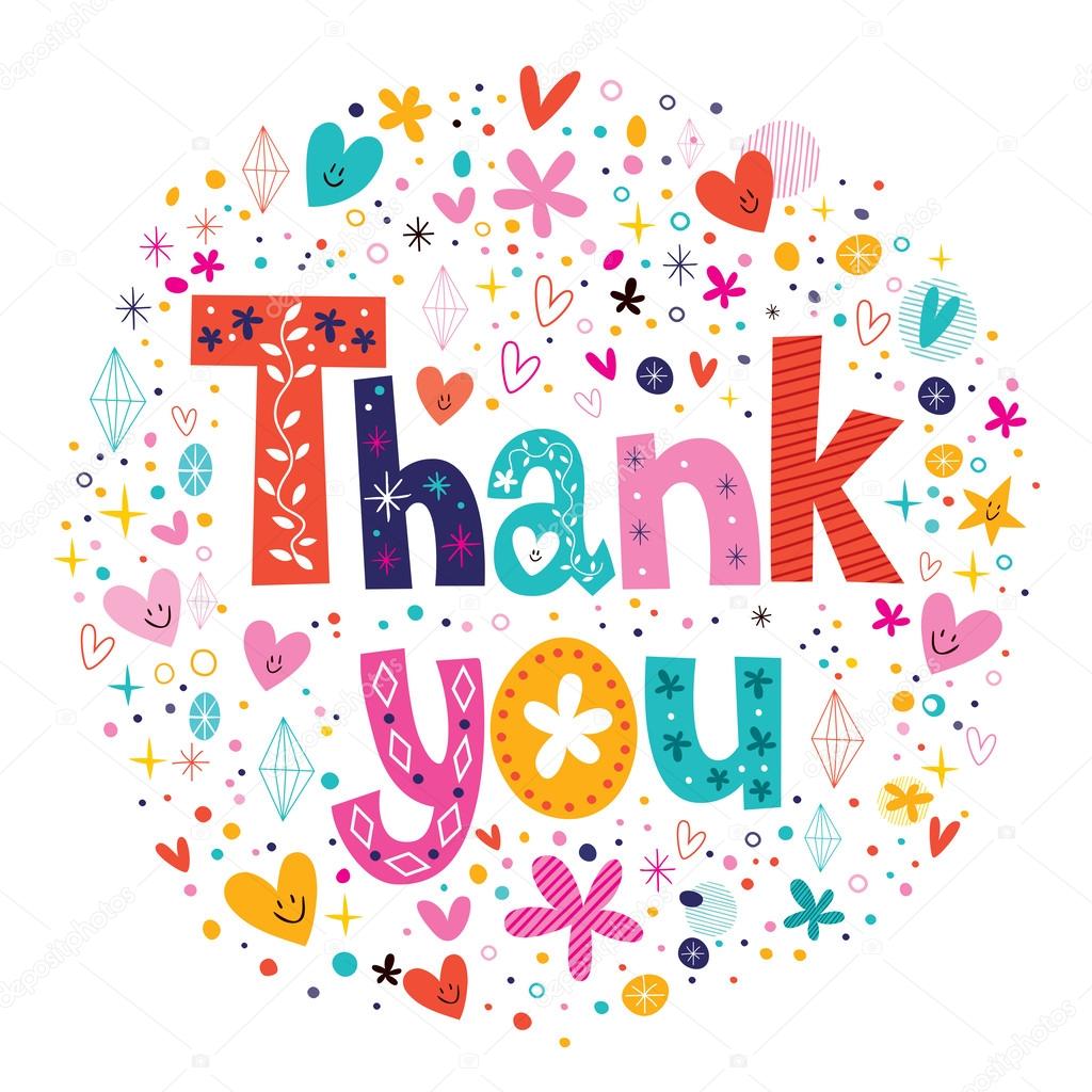 Thank you card Stock Illustration by ©Aliasching #58896675