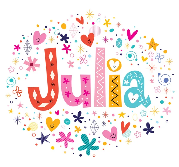 Julia imágenes de stock de arte vectorial | Depositphotos