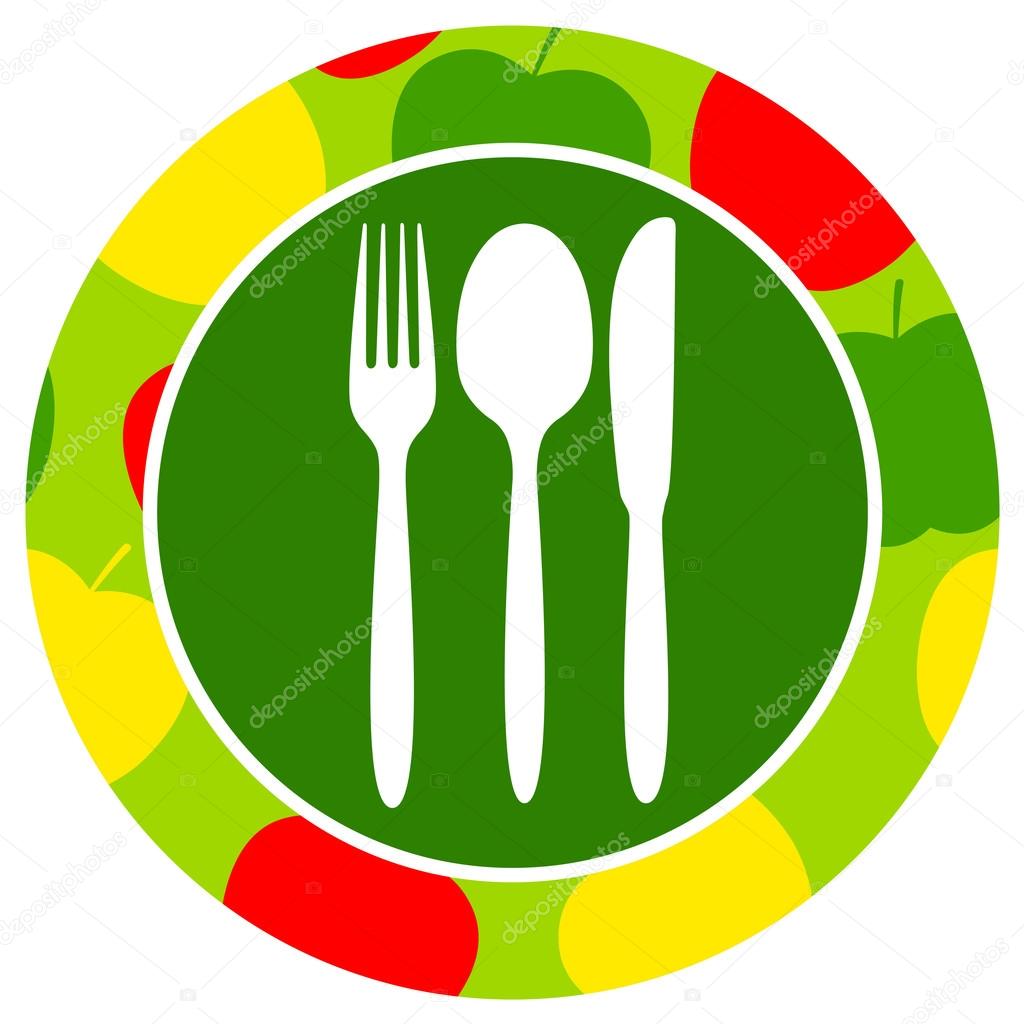 Manzana de icono de alimentación saludable — Vector de stock #60336273 ...