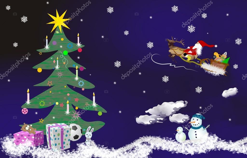 Christmas theme, Santa clown Stock Illustration by ©eos.ka #59206763
