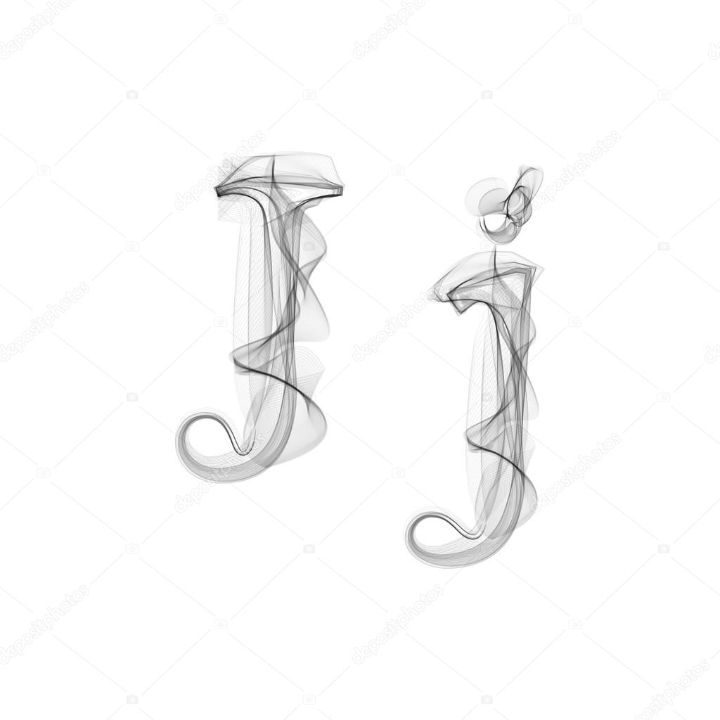 Black Smoke font. Letter J Stock Vector Image by ©artoptimum #72505847