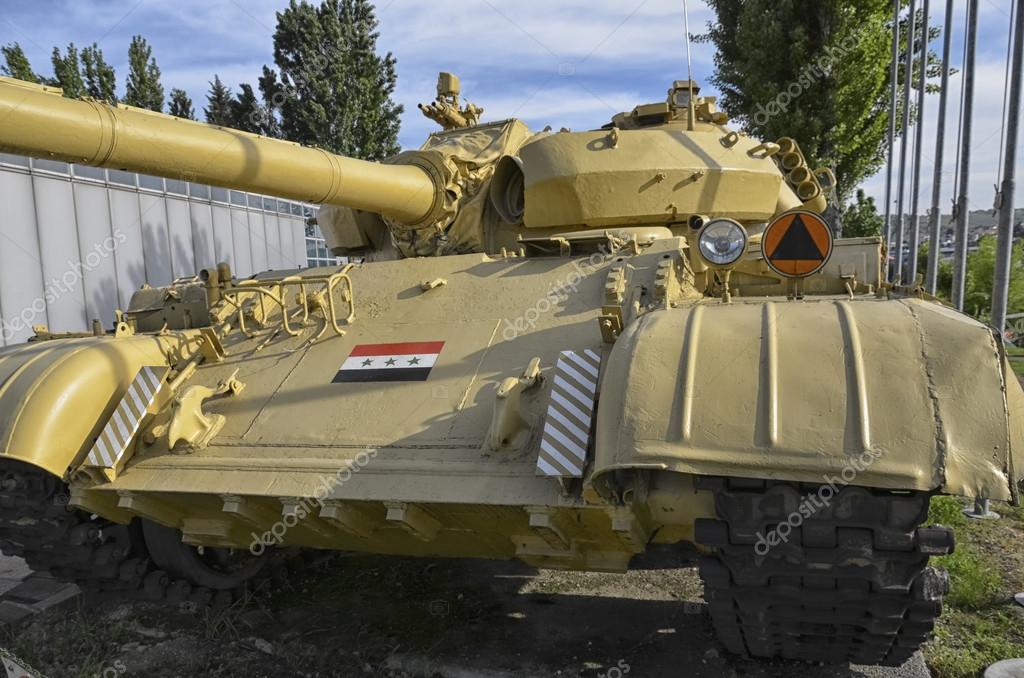 The famous T-55 tank of Iraqi armed forces — Stock Photo © sephirot17 ...