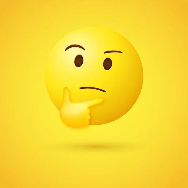 Thinking emoji图库矢量图片、免版税Thinking emoji插图|Depositphotos