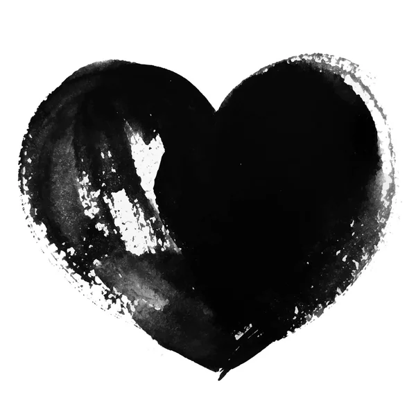 Corazon negro Imágenes Vectoriales, Gráfico Vectorial de Corazon negro ...