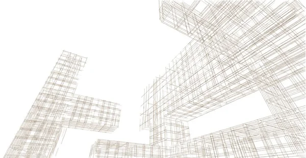 abstract cubic design 3d architecture - Stock Image - Everypixel