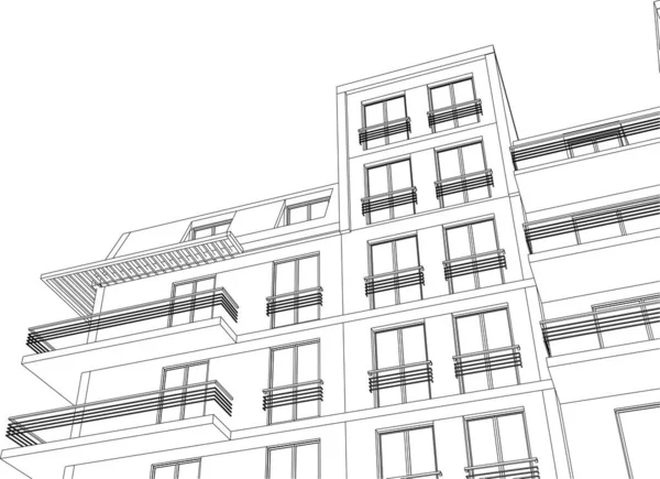 architecture abstract graphics 3d illustration - Stock Image - Everypixel