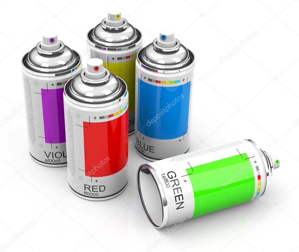 Spraydosen - Stockfotografie: lizenzfreie Fotos © flipfine 59222239 ...