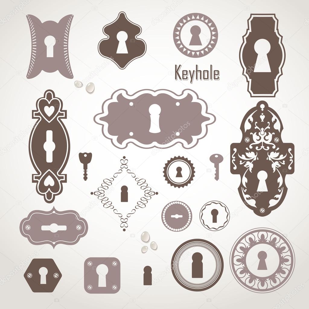 Victorian Keyhole Vector