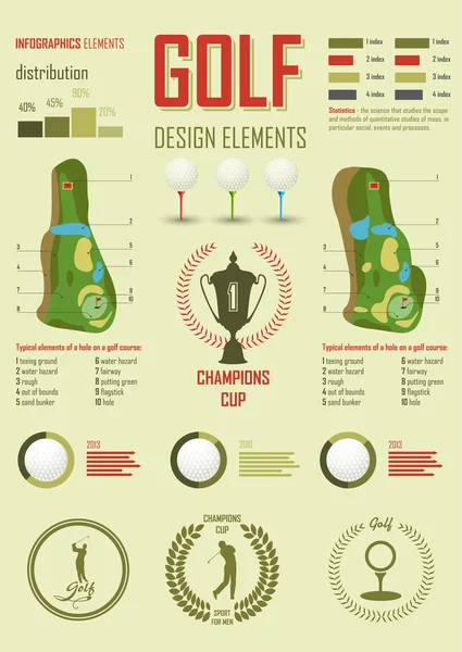 Infographics golf, Royalty-free Infographics golf Vector Images ...