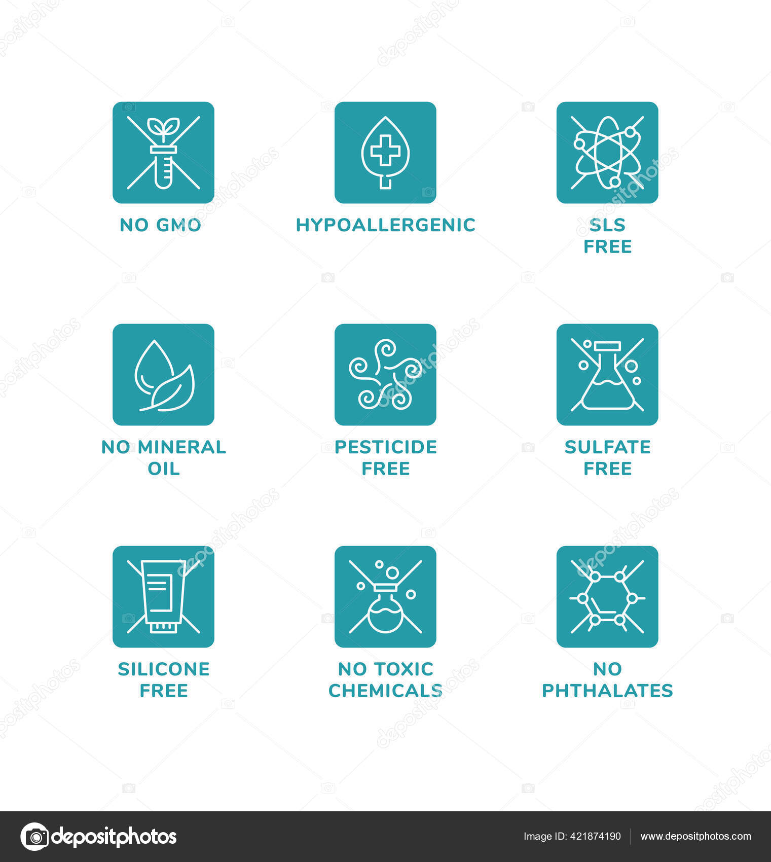 Vector Set Design Elements Logo Design Template Icons Badges Natural ...