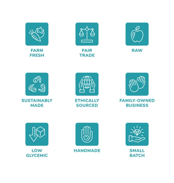 Vector Set Design Elements Logo Design Template Icons Badges Healthy ...