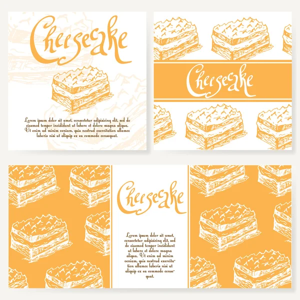 Cafe menu with hand drawn design. Fast food restaurant menu template ...