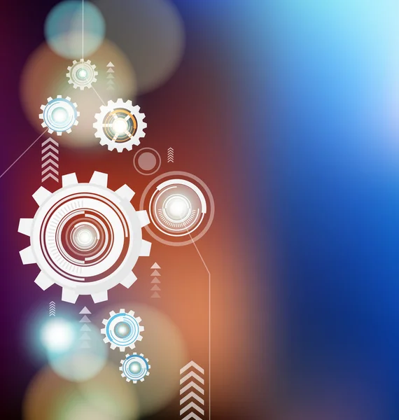 Cog wheels background Vector Art Stock Images | Depositphotos