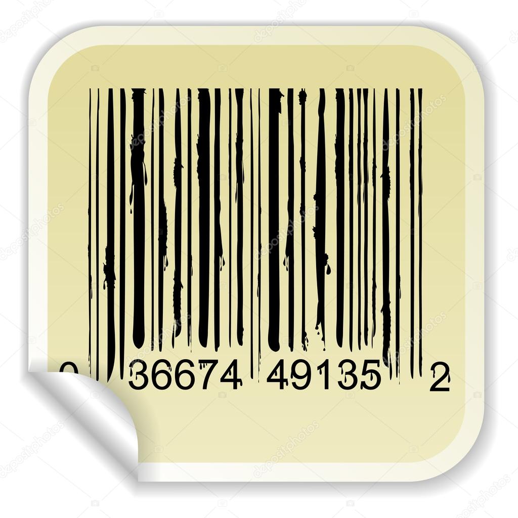 C digo de barras en hoja blanca 2024