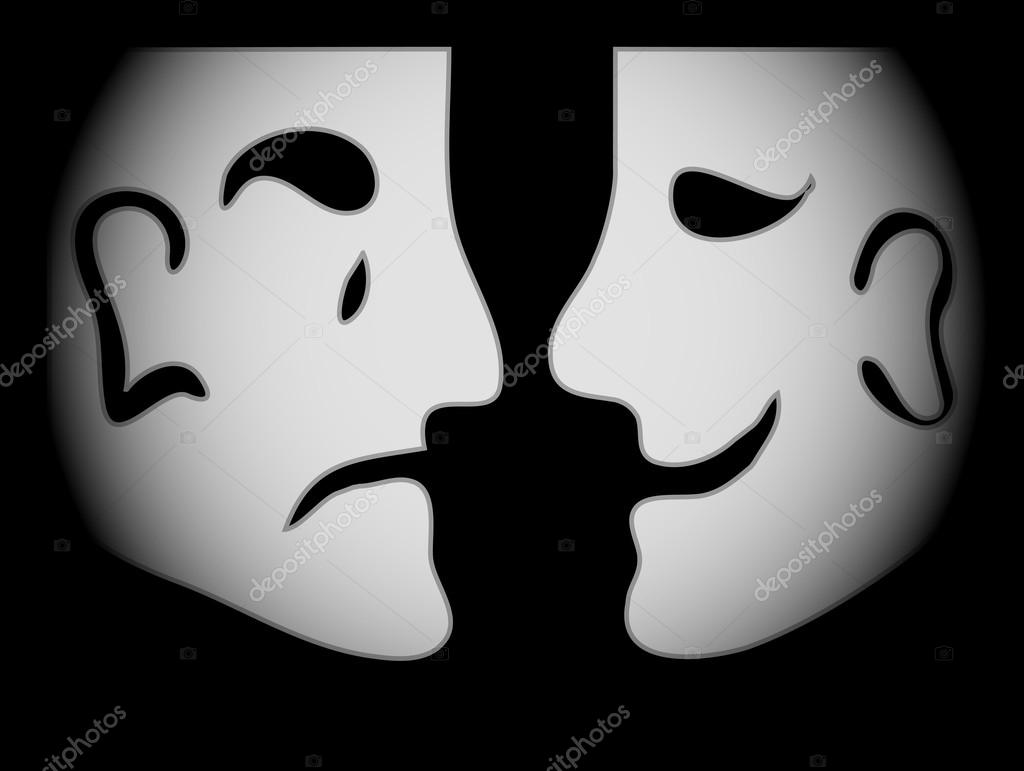 Happy and unhappy face Stock Vector Image by ©JonnyDrake #59274879