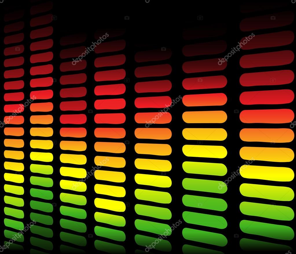 Color music volume — Free Stock Vector © JonnyDrake #64615337