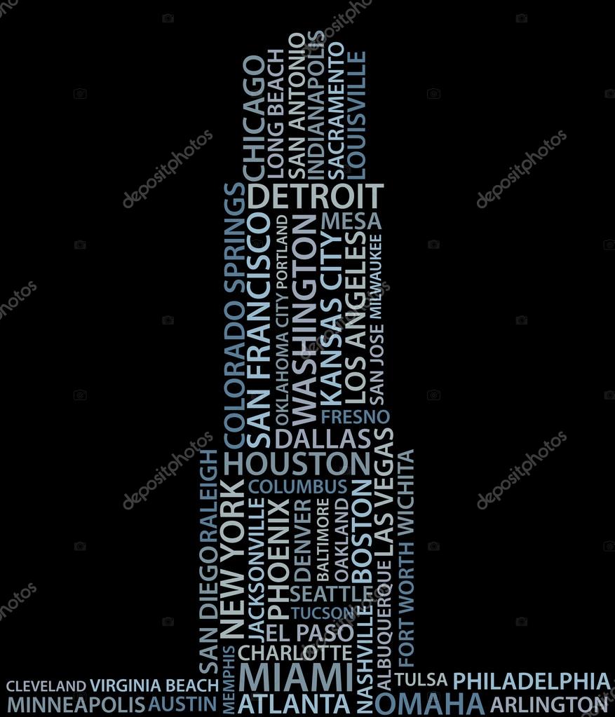 Names of big cities building Stock Vector by ©JonnyDrake 67871593