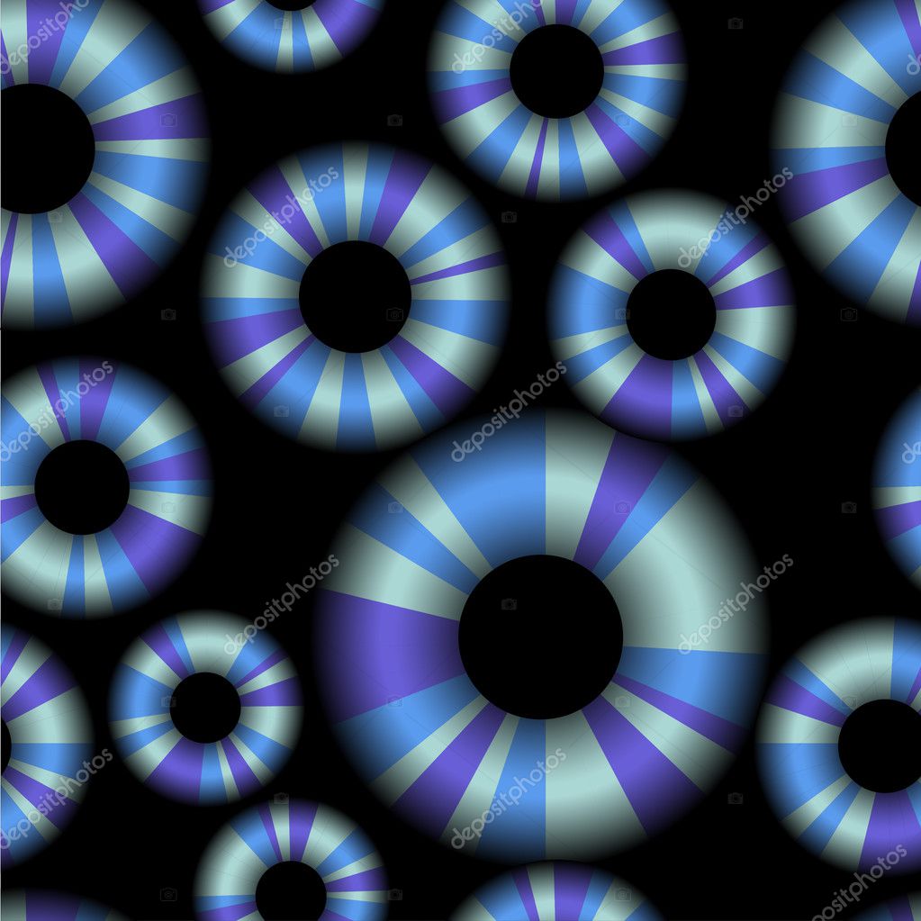 Seamless pattern with blue rings — Free Stock Vector © JonnyDrake #69816293