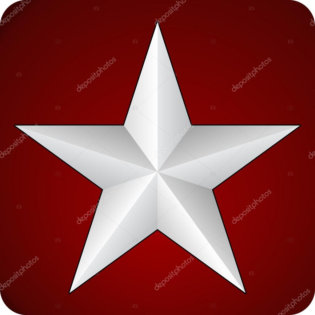 Gray five pointed star Stock Vector by ©JonnyDrake 80045540
