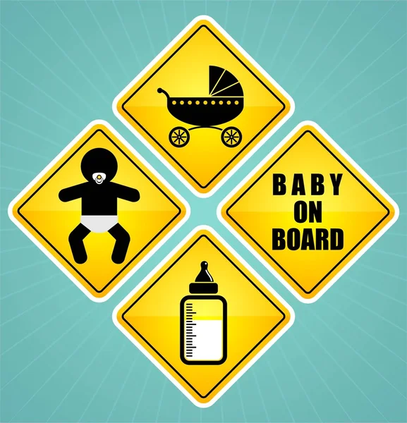 4,339 Baby on board sign Vectors - Free & Royalty-free Baby on board ...
