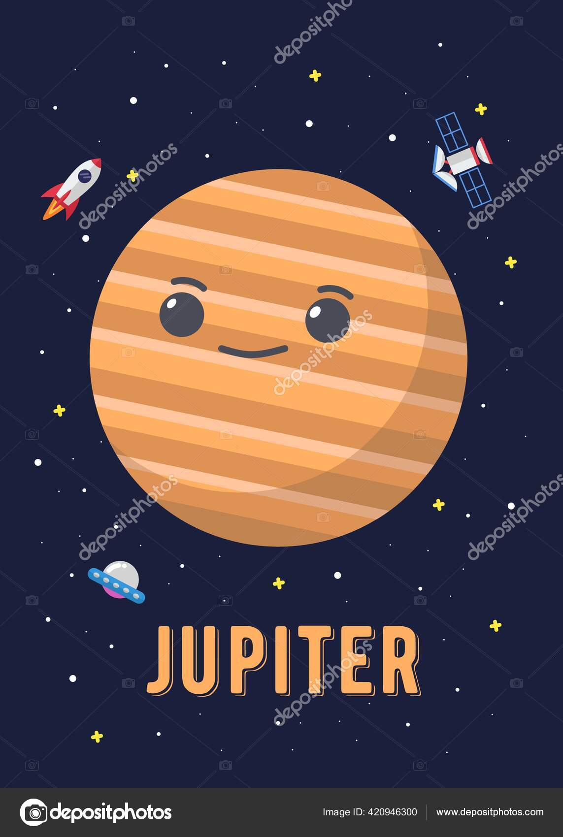 Cartoon Jupiter