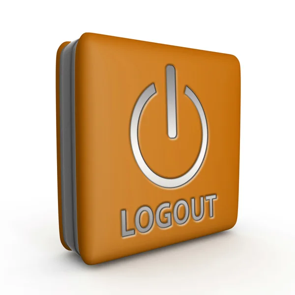 Logout Button Orange
