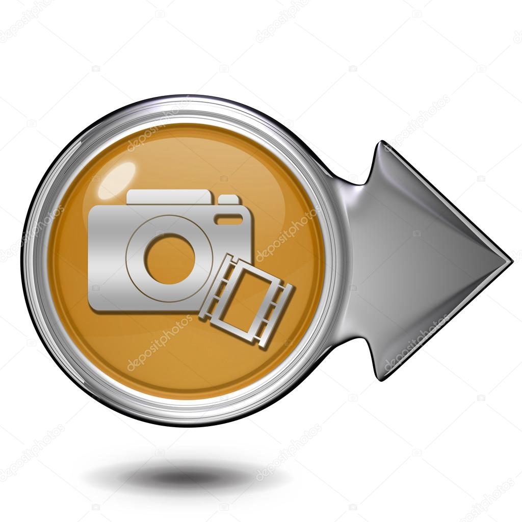 Camera circular icon on white background — Stock Photo © iconsmaker ...