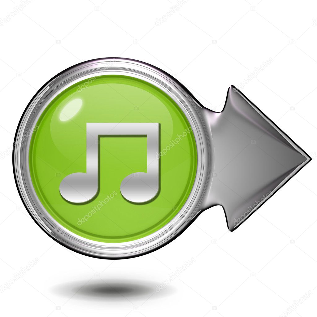 Music circular icon on white background — Stock Photo © iconsmaker ...