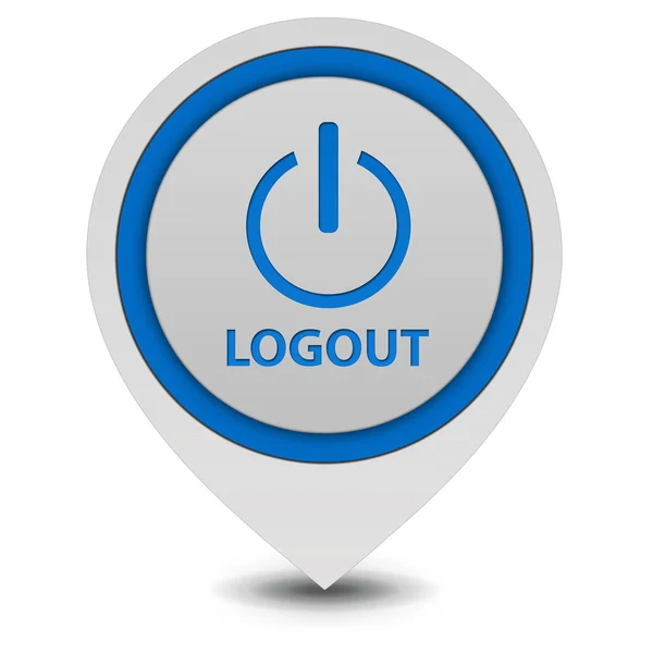 Logout Icon Png Blue