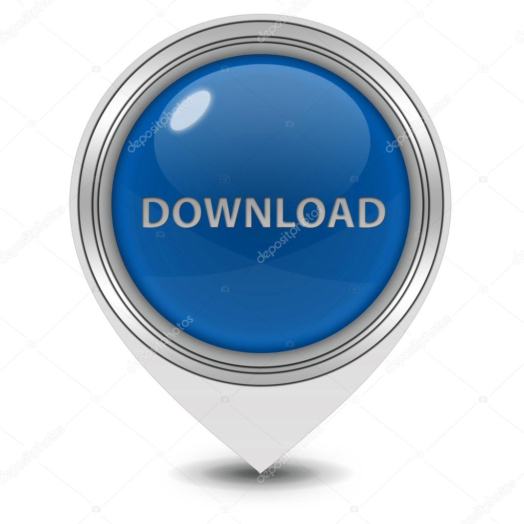 Download pointer icon on white background — Stock Photo © iconsmaker ...