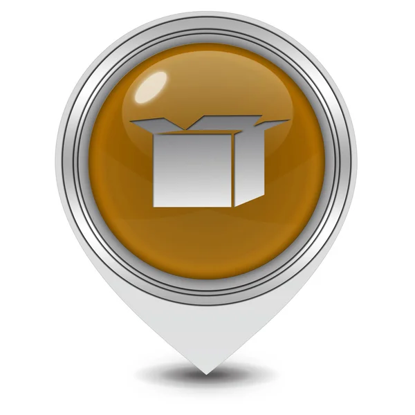 Box pointer icon on white background Stock Photo by ©iconsmaker 68151353