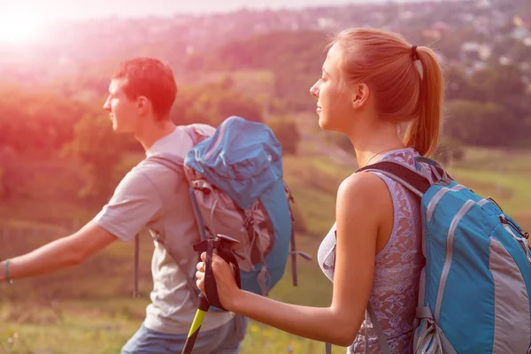 Young People Enjoying Nature View — Stock Photo © AlexBrylov #82891112