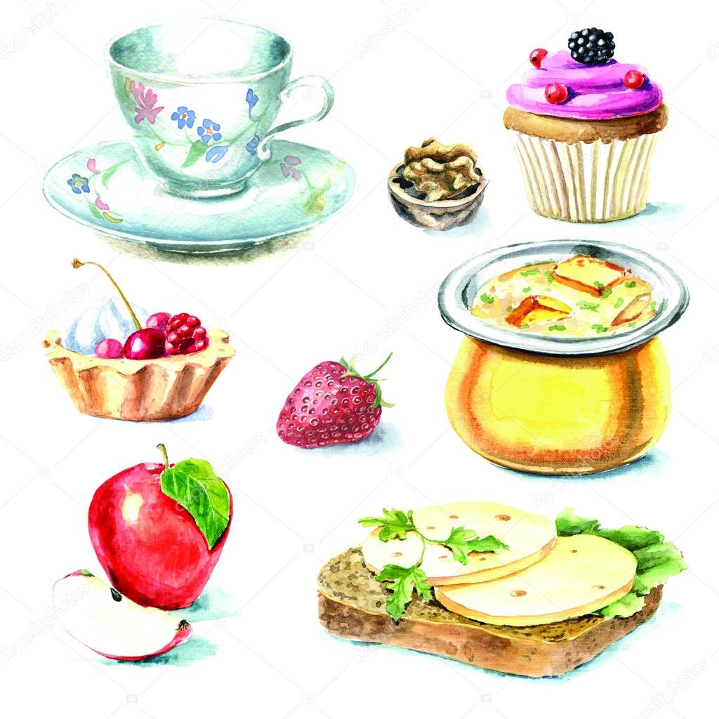 Hand drawn food stuff. Stock Photo by ©Radhanamini 78268940