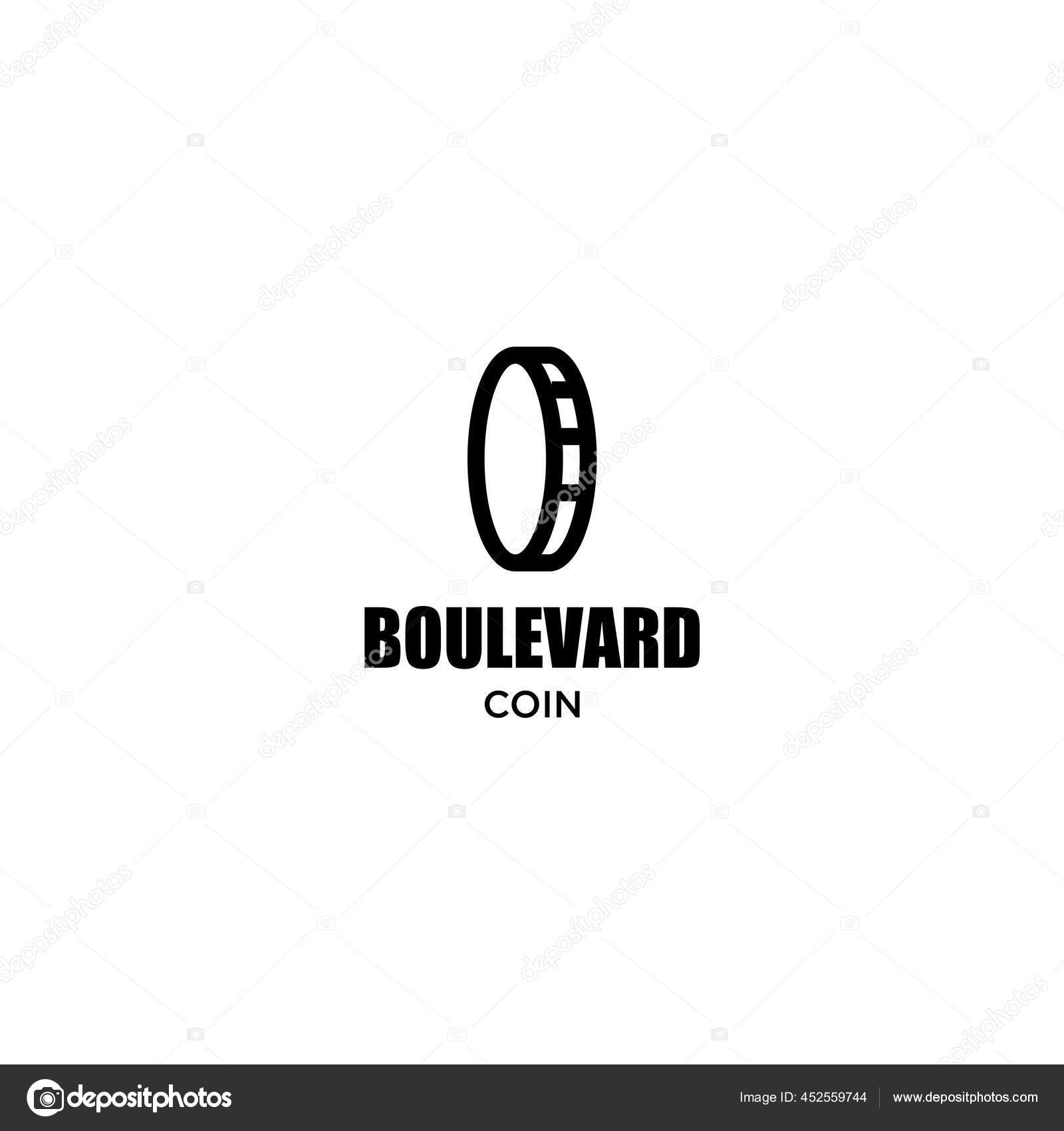 Creative Logo Design Coin White Background Eps10 Vector Stock Vector by ...