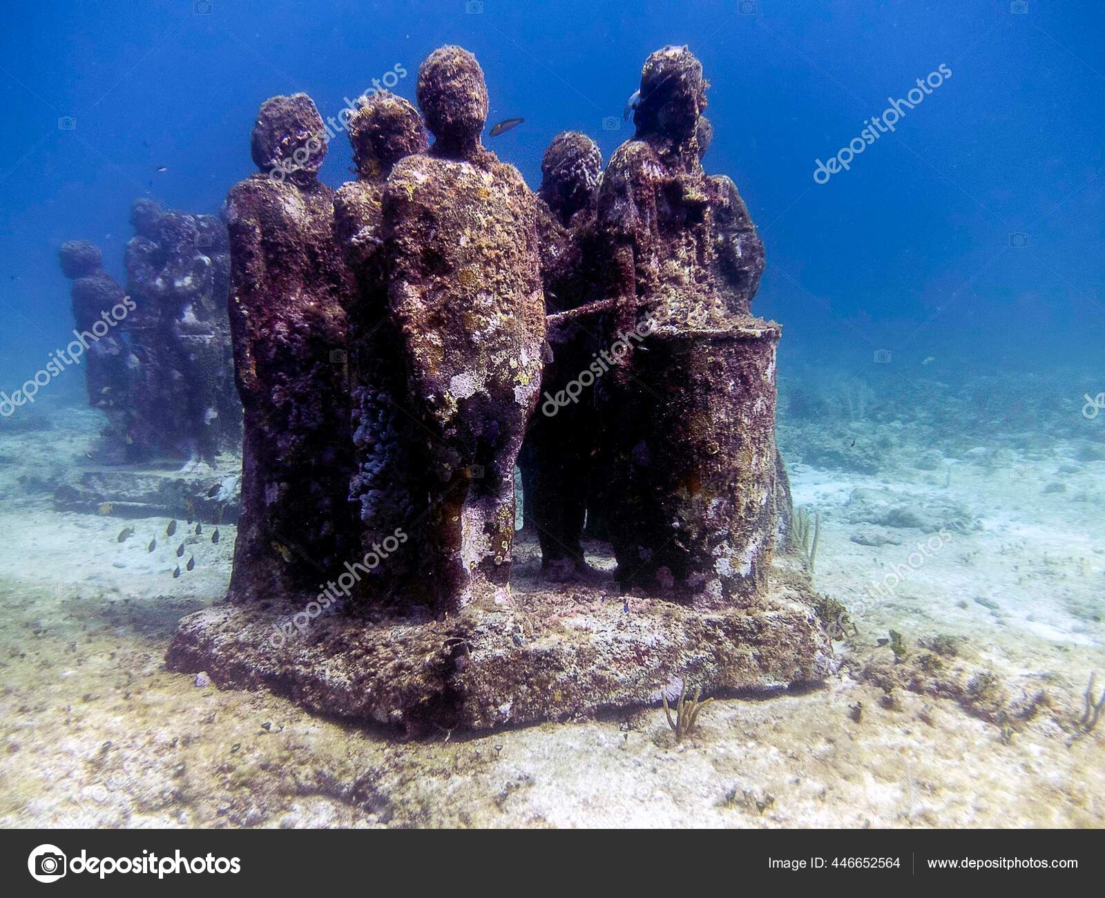 Musa Museum Underwater Art Isla Mujeres Cancun Mexico – Stock Editorial ...