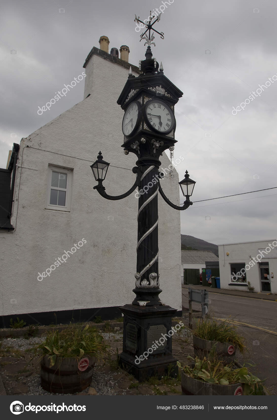 Fowler Memorial Clock Ullapool Scottish Highlands – Stock Editorial ...