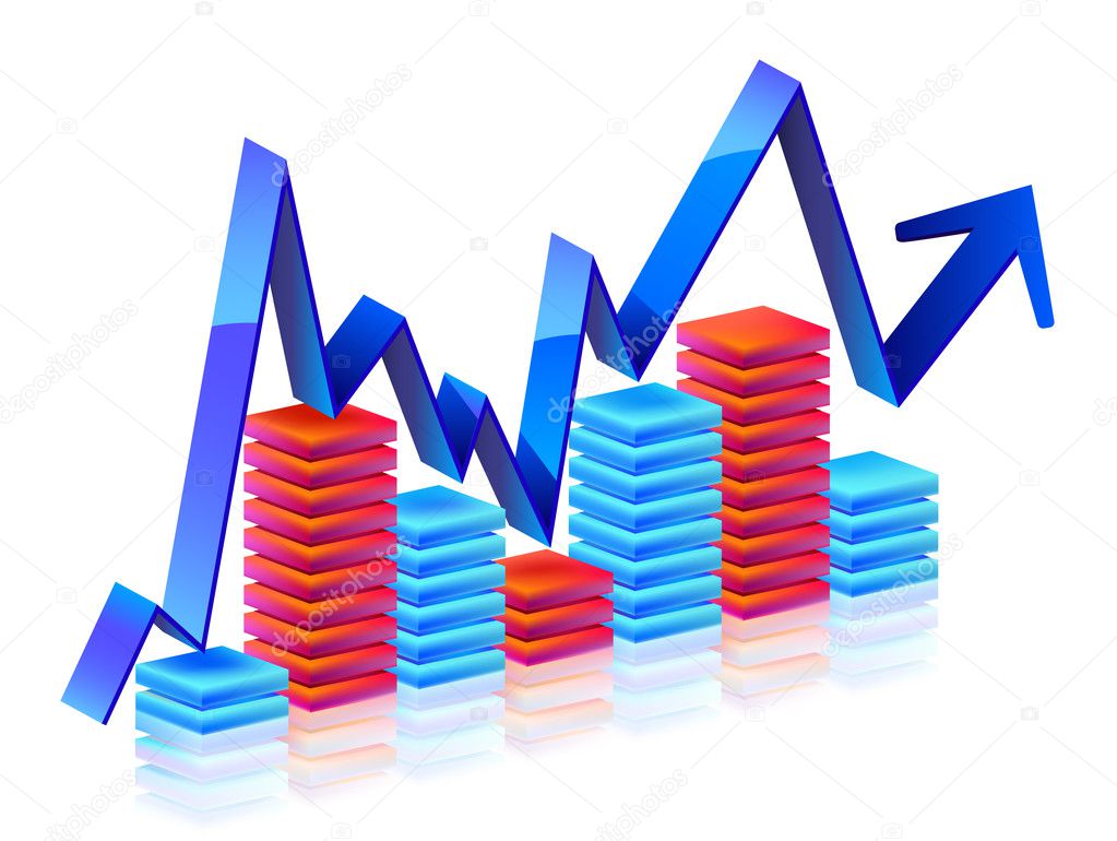 Vector graph on white background Stock Vector by ©Firin 62877685
