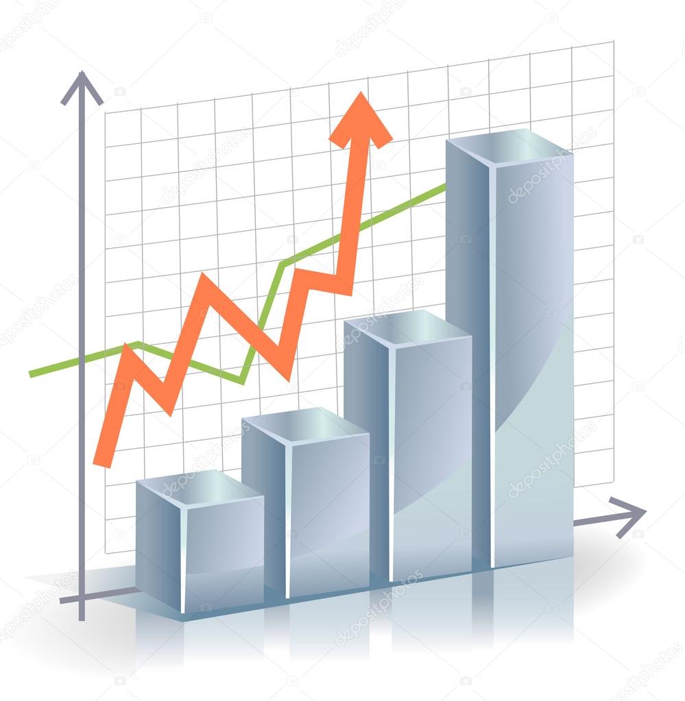 Business vector Graph — Stock Vector © Firin #62877723