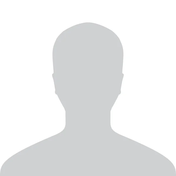 Male Default Avatar Profile Gray Picture Isolated on White Background ...