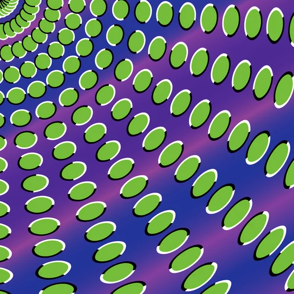 Illusion Vector. Optical 3d Art. Rotation Dynamic Optical Effect ...