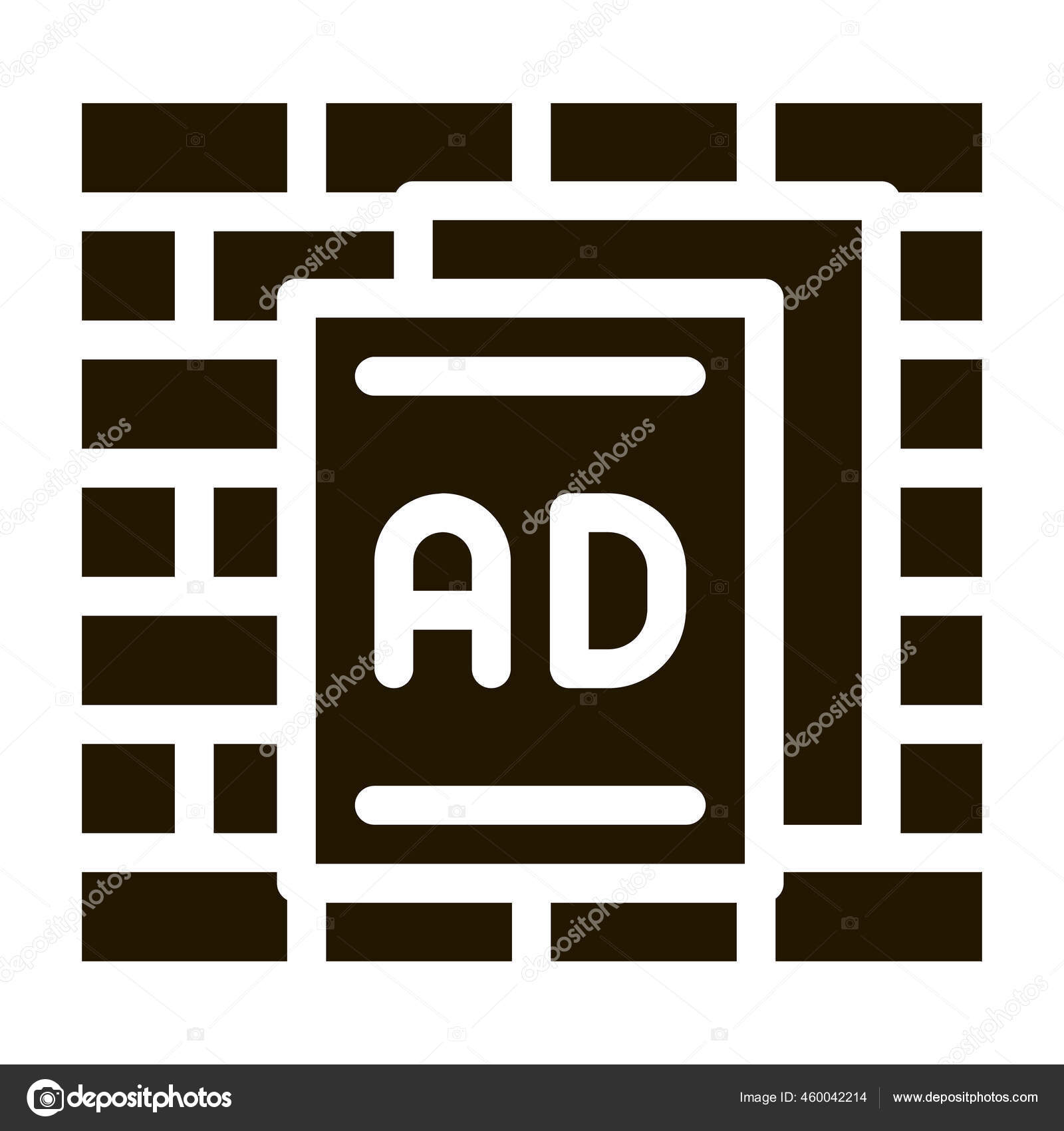 Paper advertisements icon vector illustration Stock Vector by ...