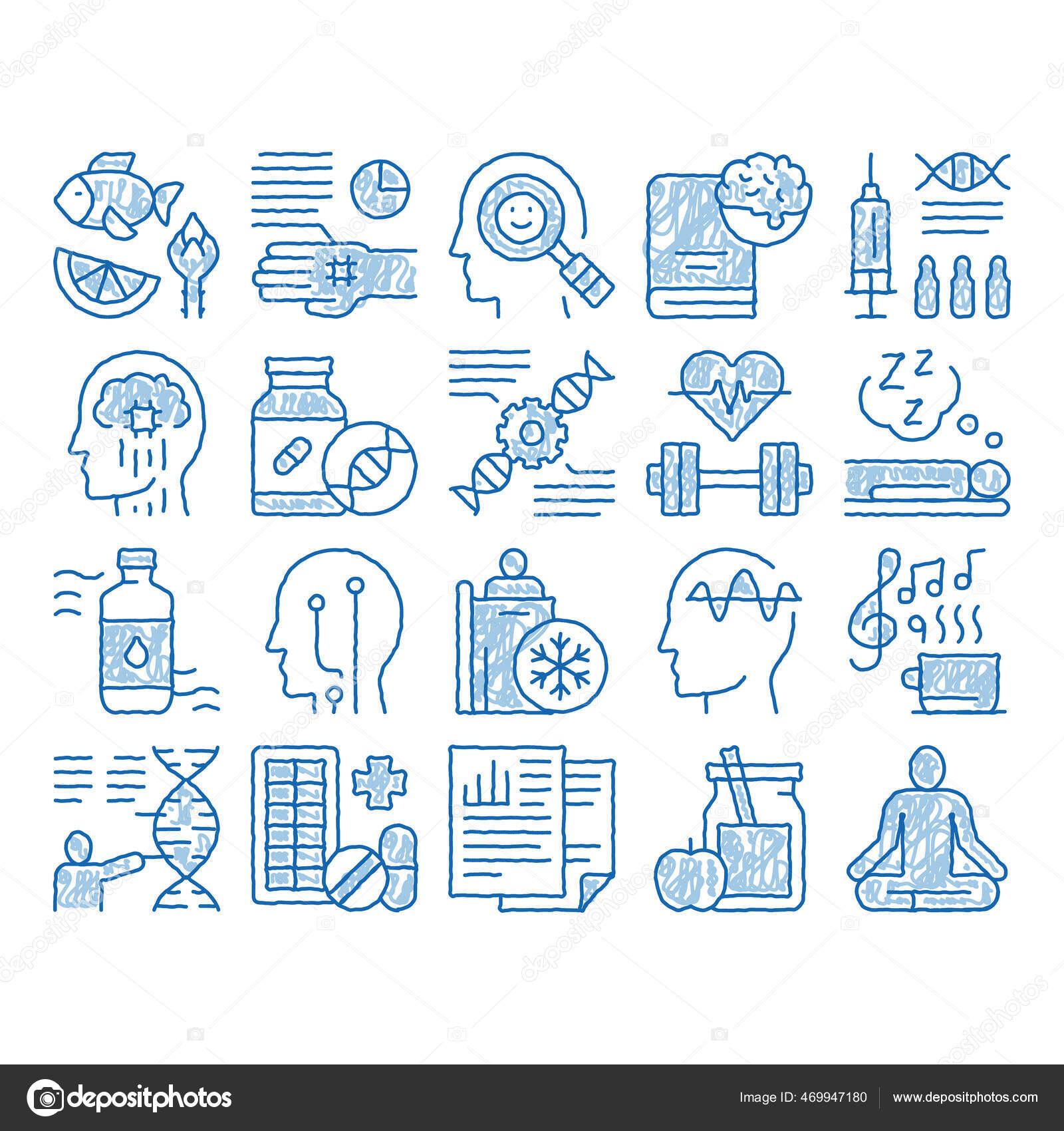 Biohacking icon hand drawn illustration Stock Vector by ©pikepicture ...