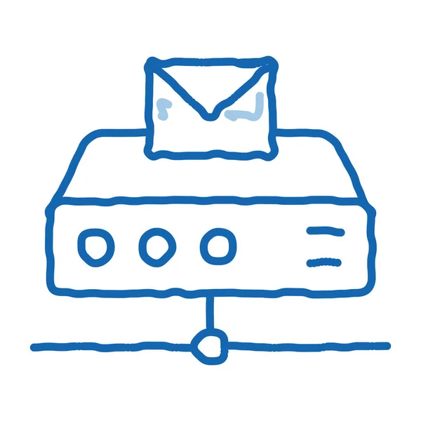 Messaging Digital Technology Icon Vector Outline Illustration Stock ...