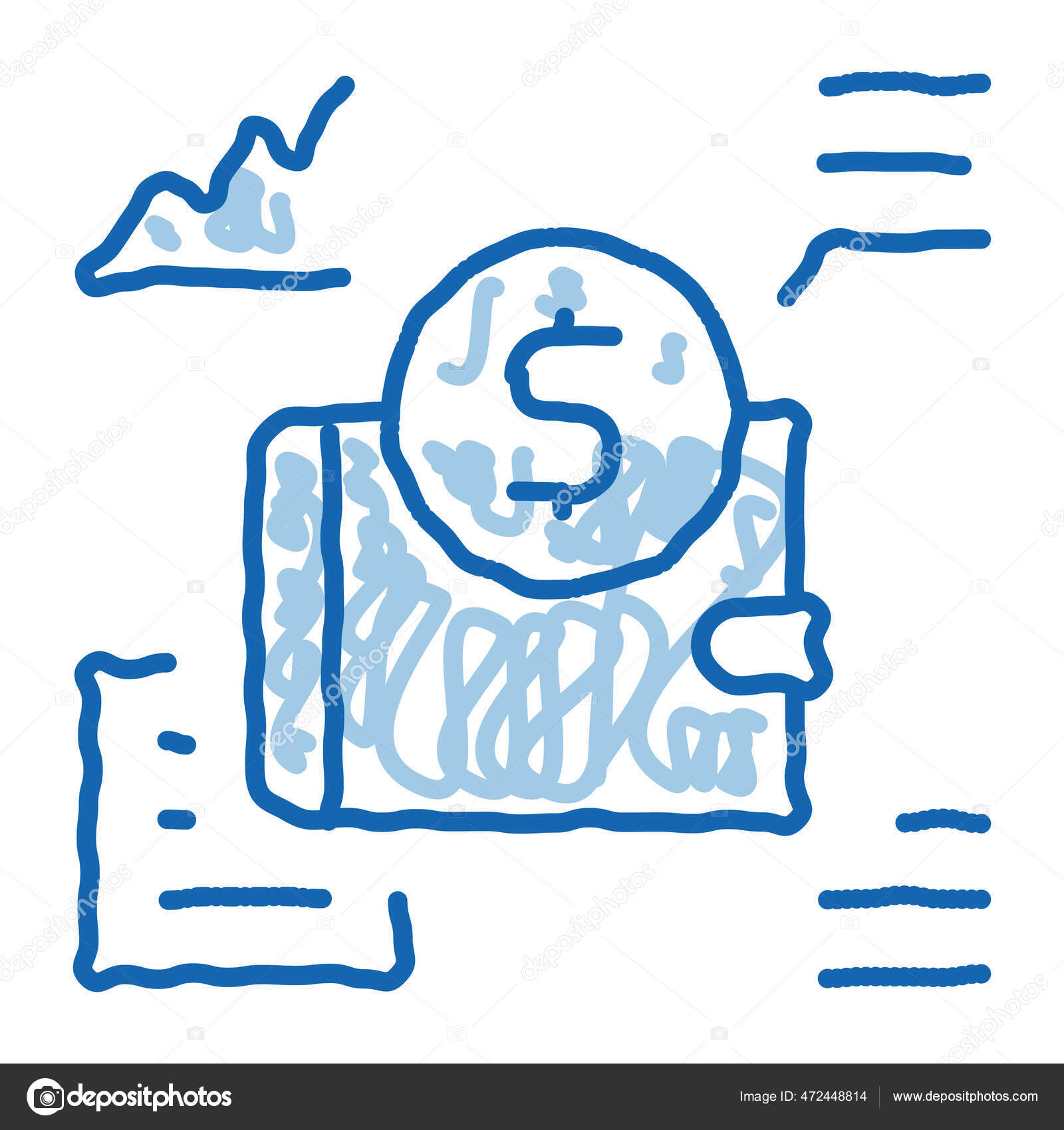 Learning Functions Parsing Doodle Icon Hand Drawn Illustration Stock Vector Image By