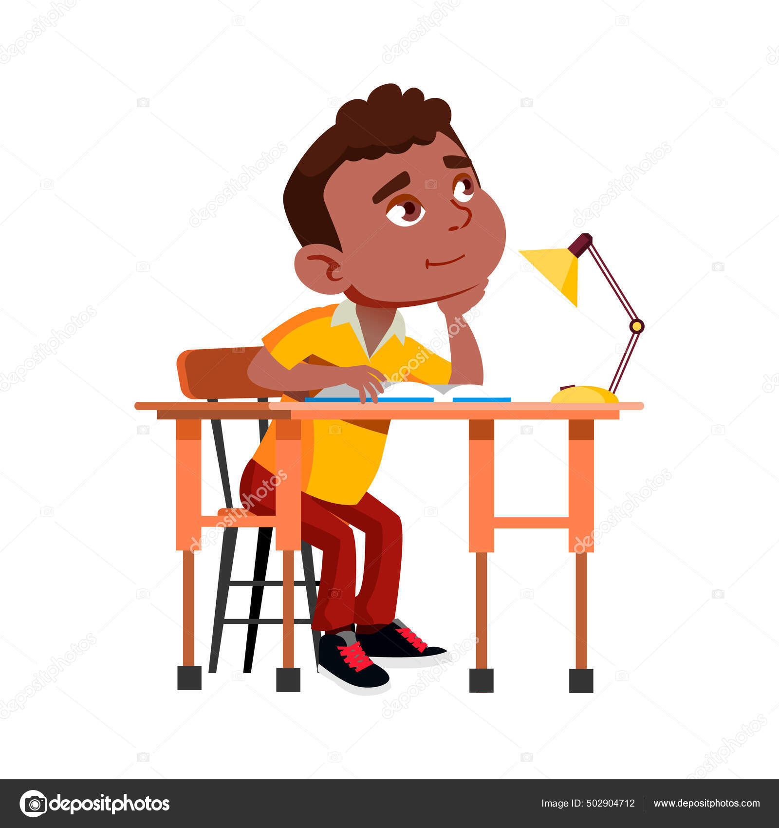 Sit At Desk Clipart