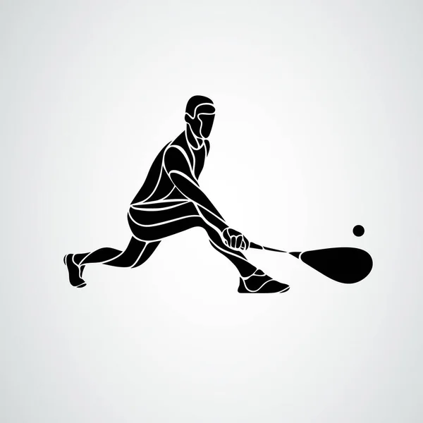 Squash sport Vector Art Stock Images | Depositphotos