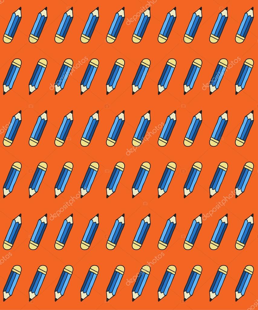Pattern with pencils Stock Vector Image by ©Marina_Mandarina #59885699