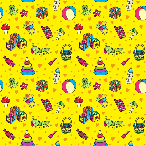 Toys pattern Vector Art Stock Images | Depositphotos
