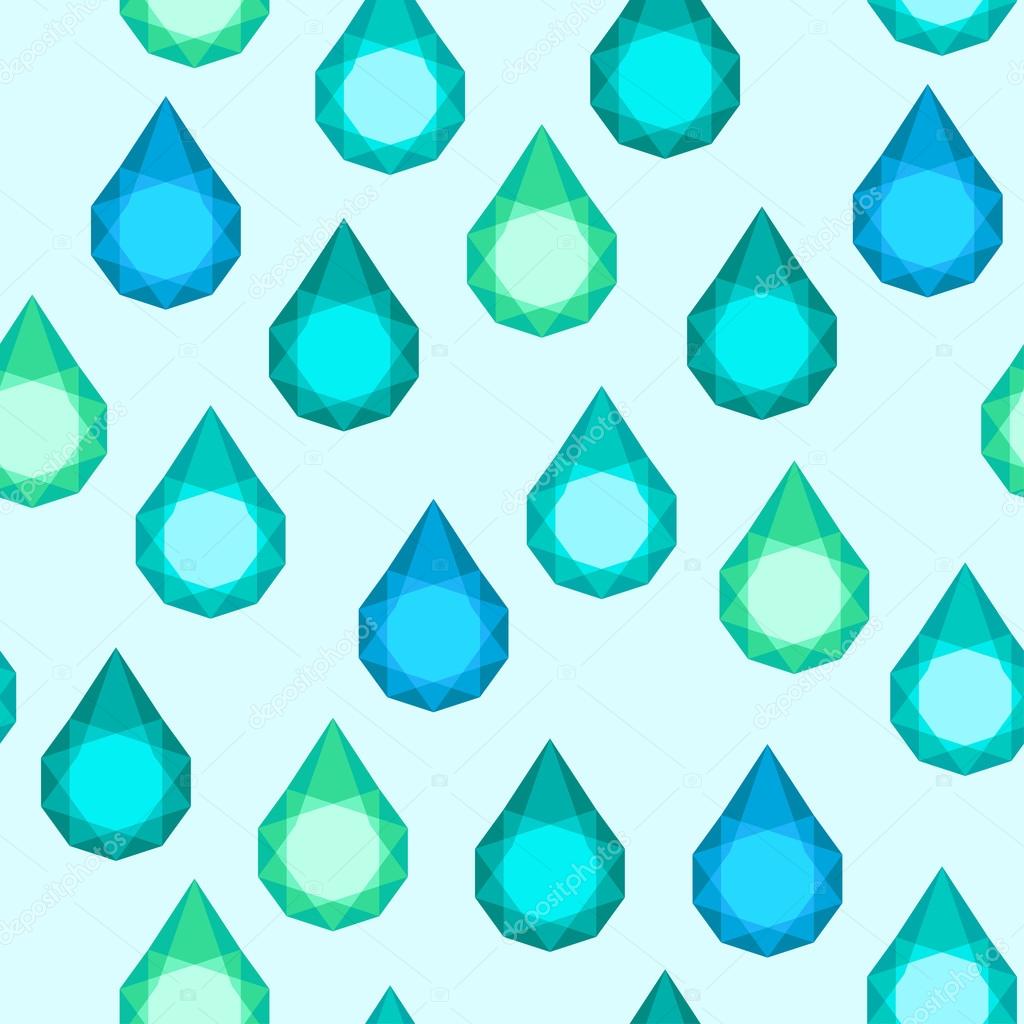 Patrón de gota de agua geométrica triángulo Stock Vector by ©Marina ...