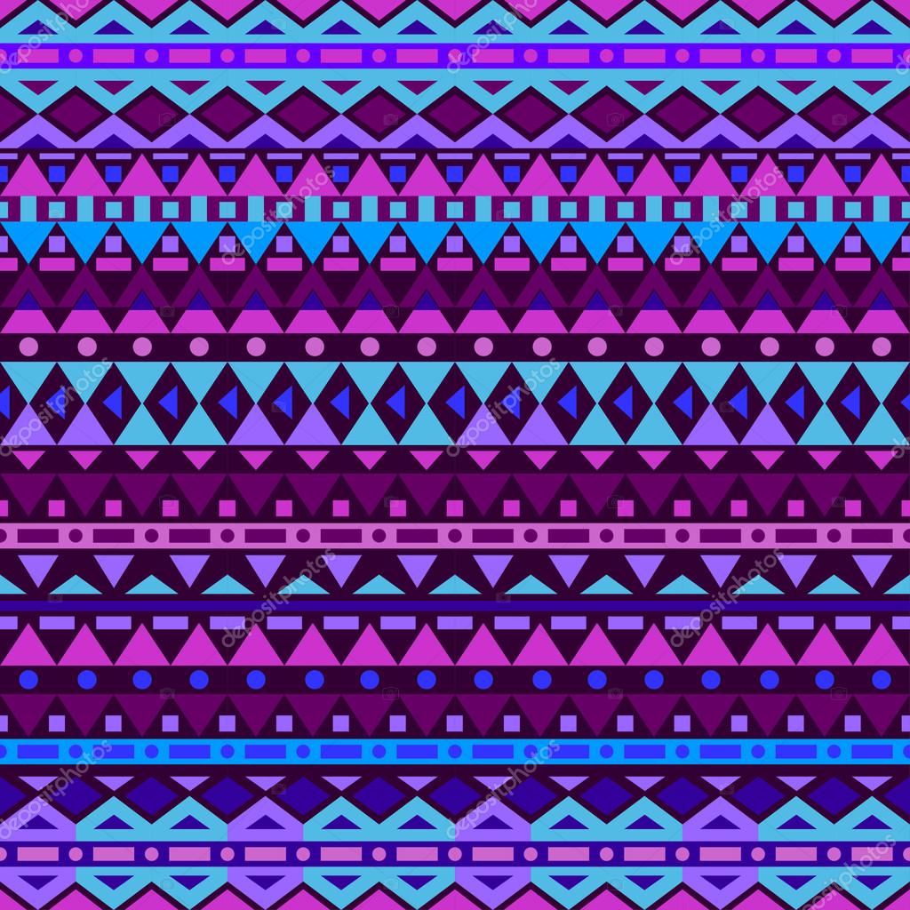 Purple Aztec Print Wallpaper